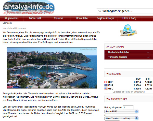 antalya-info.de – Informationsportal